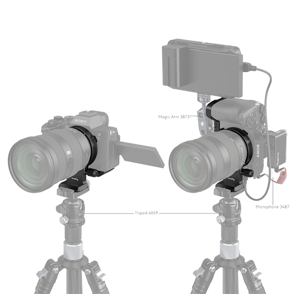 SmallRig drehbare Montageplatte speziell zu Sony Alpha Kameras