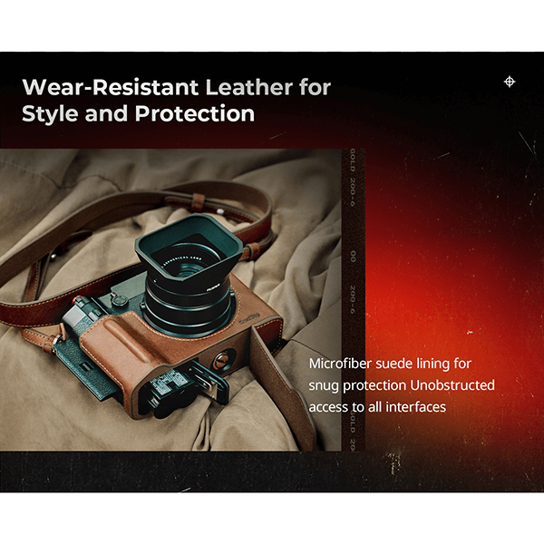 SmallRig Leather Case Kit zu Fujifilm GFX100RF in braum