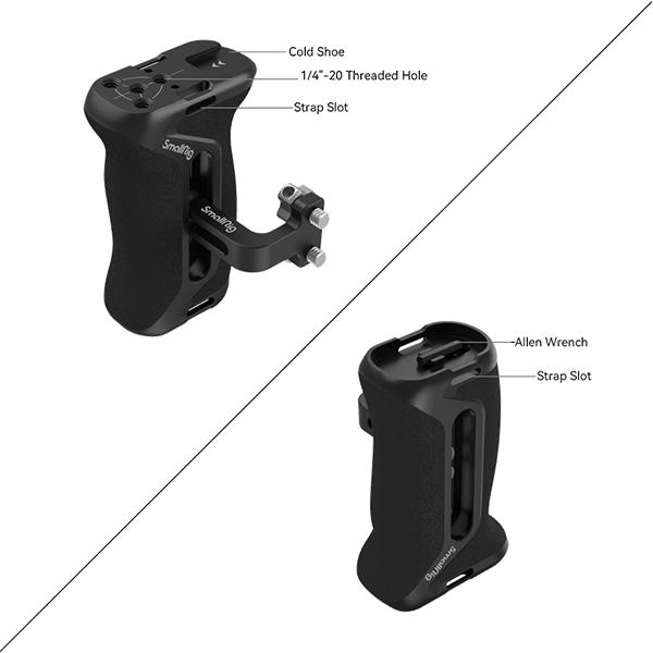 SmallRig seitlicher Handgriff mit schraub Verschluss 4015