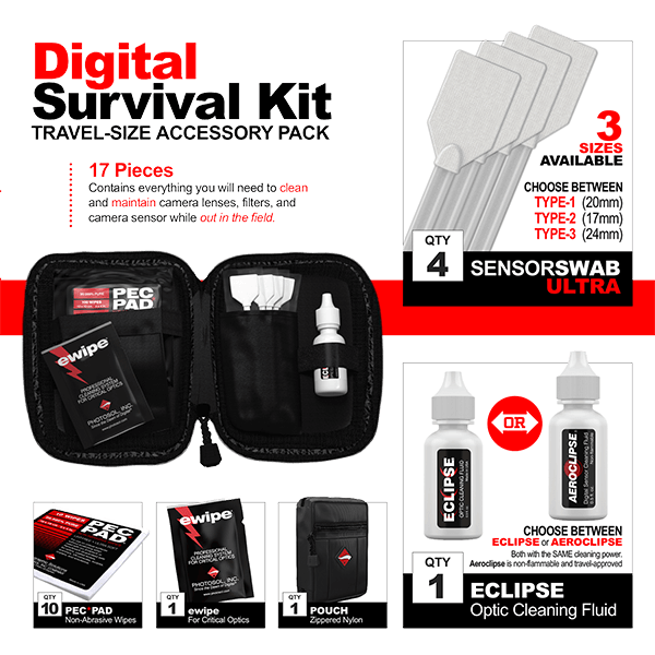 Photographic Solutions Sensor Swab Kit 1 Type 20mm