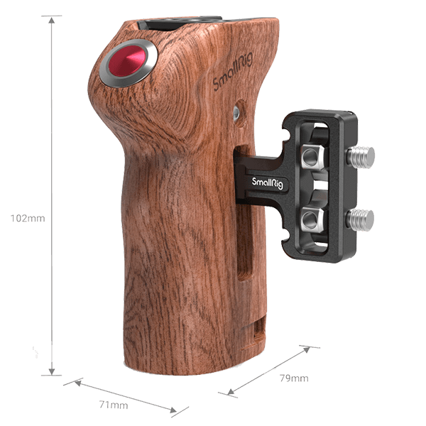 Handgriff aus Holz mit Aufnahme Start und Stop 3323