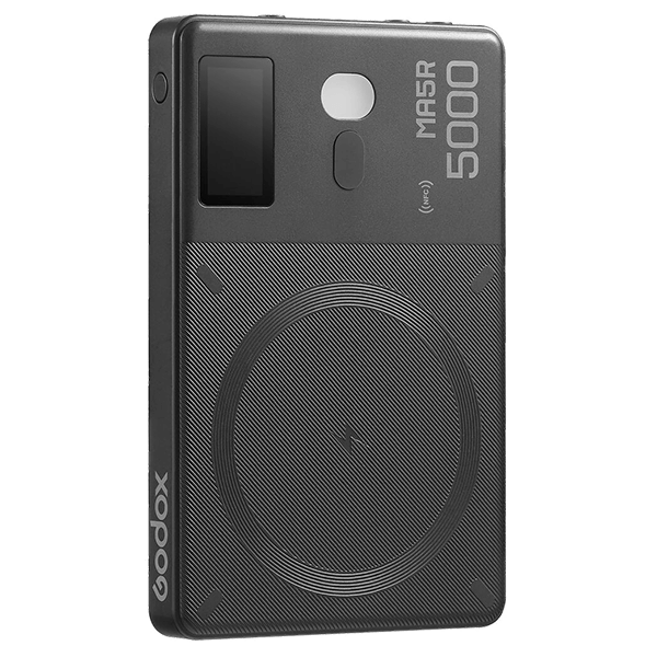 Godox MA5R RGB LED Light and Power Bank in black