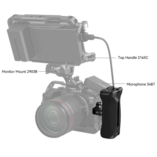 SmallRig seitlicher Handgriff mit schraub Verschluss 4015