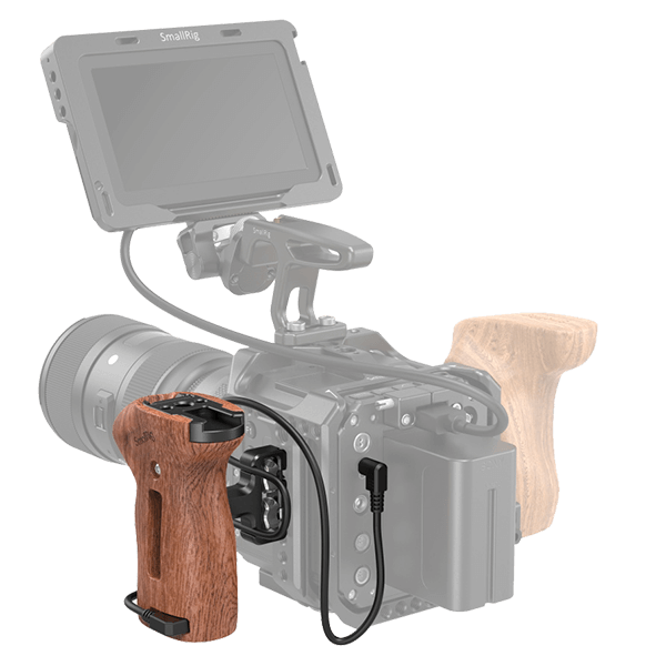 Handgriff aus Holz mit Aufnahme Start und Stop 3323