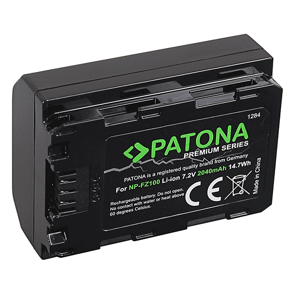 Premium Akku für Sony NP-FZ100 von Patona