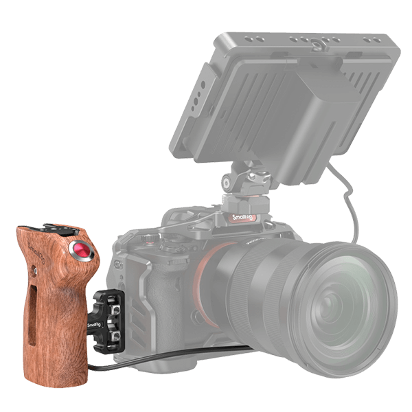 Handgriff aus Holz mit Aufnahme Start und Stop 3323