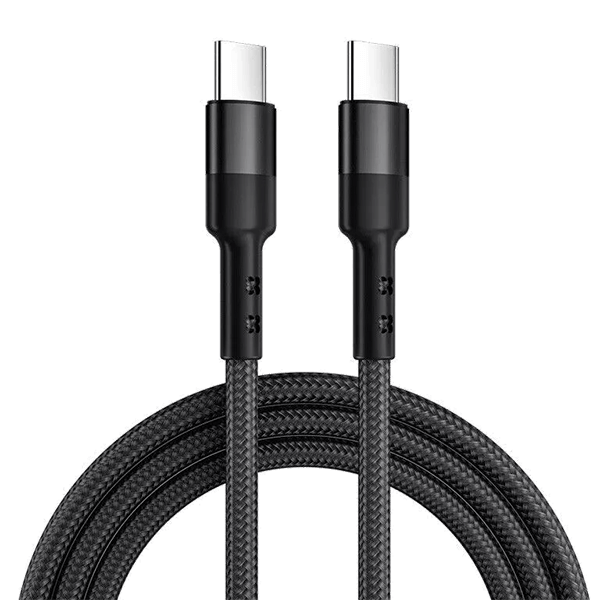 USB-C PD 100 Watt 1m Kabel in schwarz