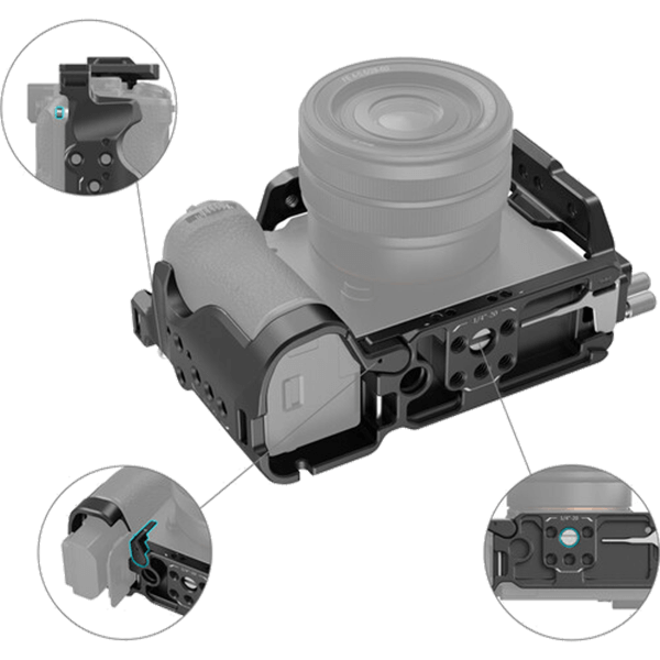 SmallRig Kamera Cage zu Sony Alpha 7C II und Alpha 7CR 4422