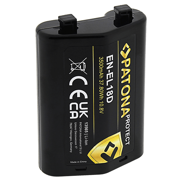 Nikon EN-EL18D Akku von Patona