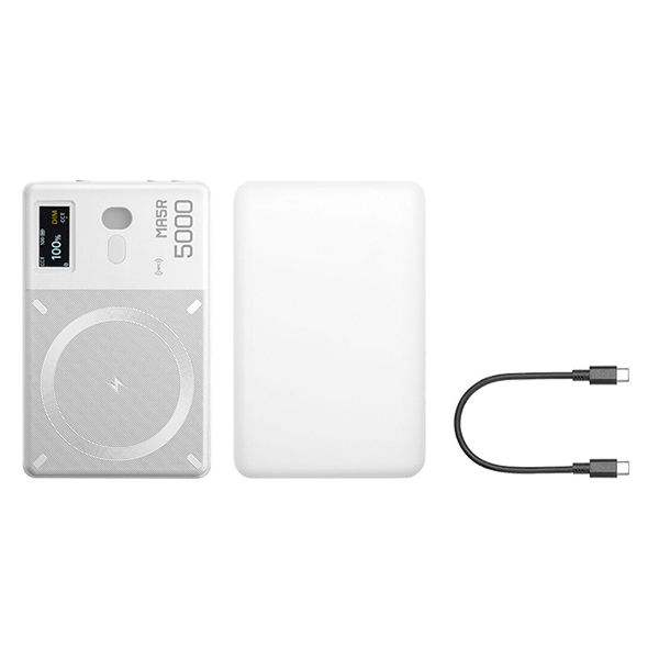 Godox MA5R RGB LED Light and Power Bank in black